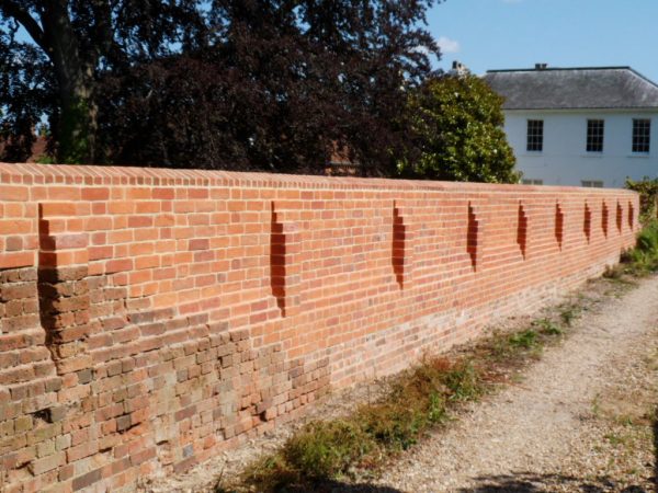 Grade II C19th Brick Boundary Wall - Hampshire Building Conservation